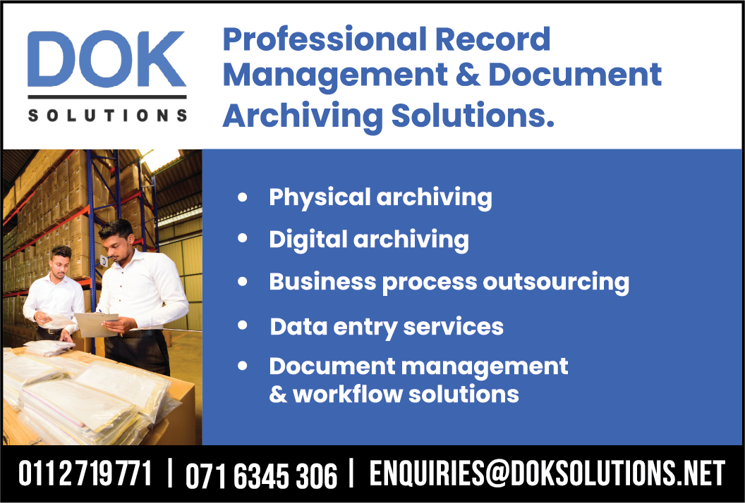 Dok Solutions Lanka (Pvt) Ltd (Archives Division) - Sri Lanka Telecom ...