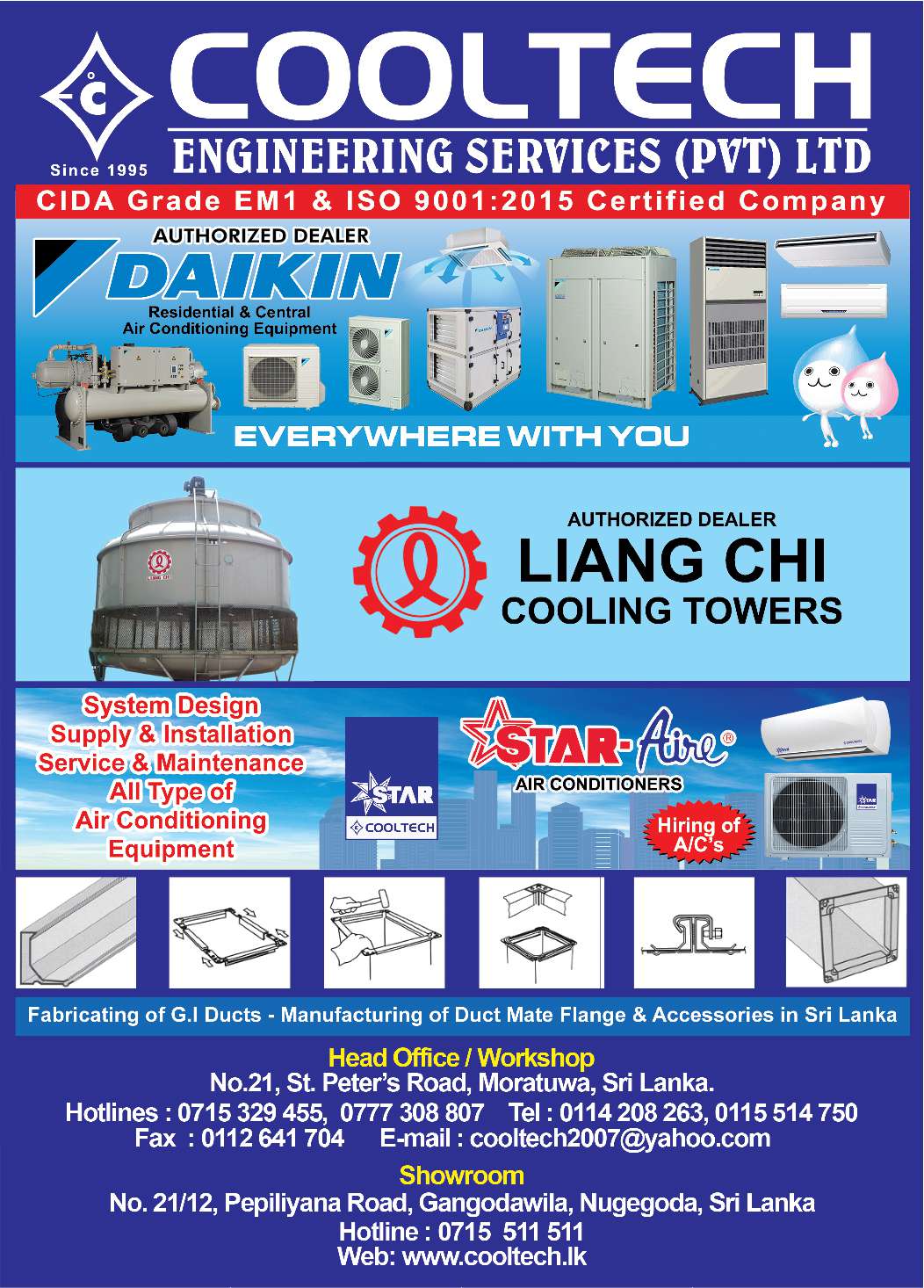 Cooltech Engineering Services (Pvt) Ltd - Sri Lanka Telecom Rainbowpages